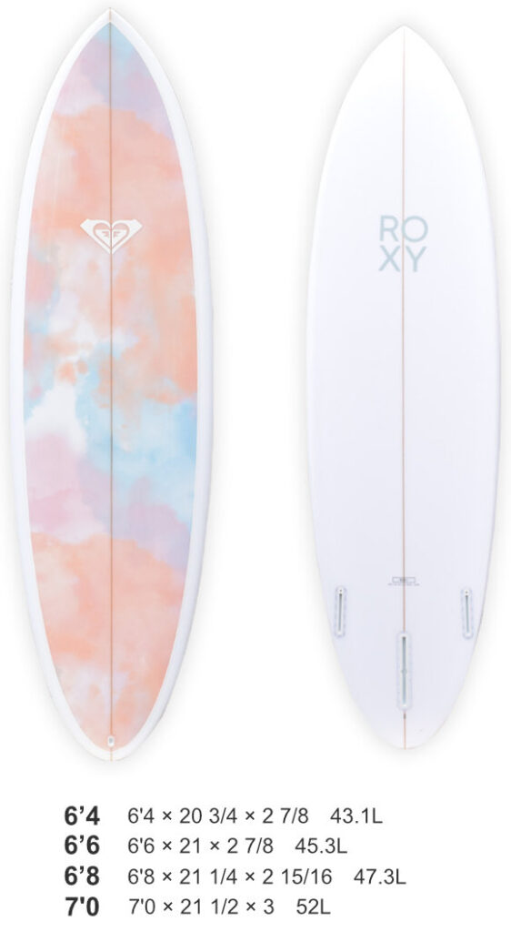 ROXY ロキシーサーフボード EGG 6’4 / 6’6 / 6’8 / 7’0 ミッドレングス | 中古サーフボード通販のニックサーフマーケット